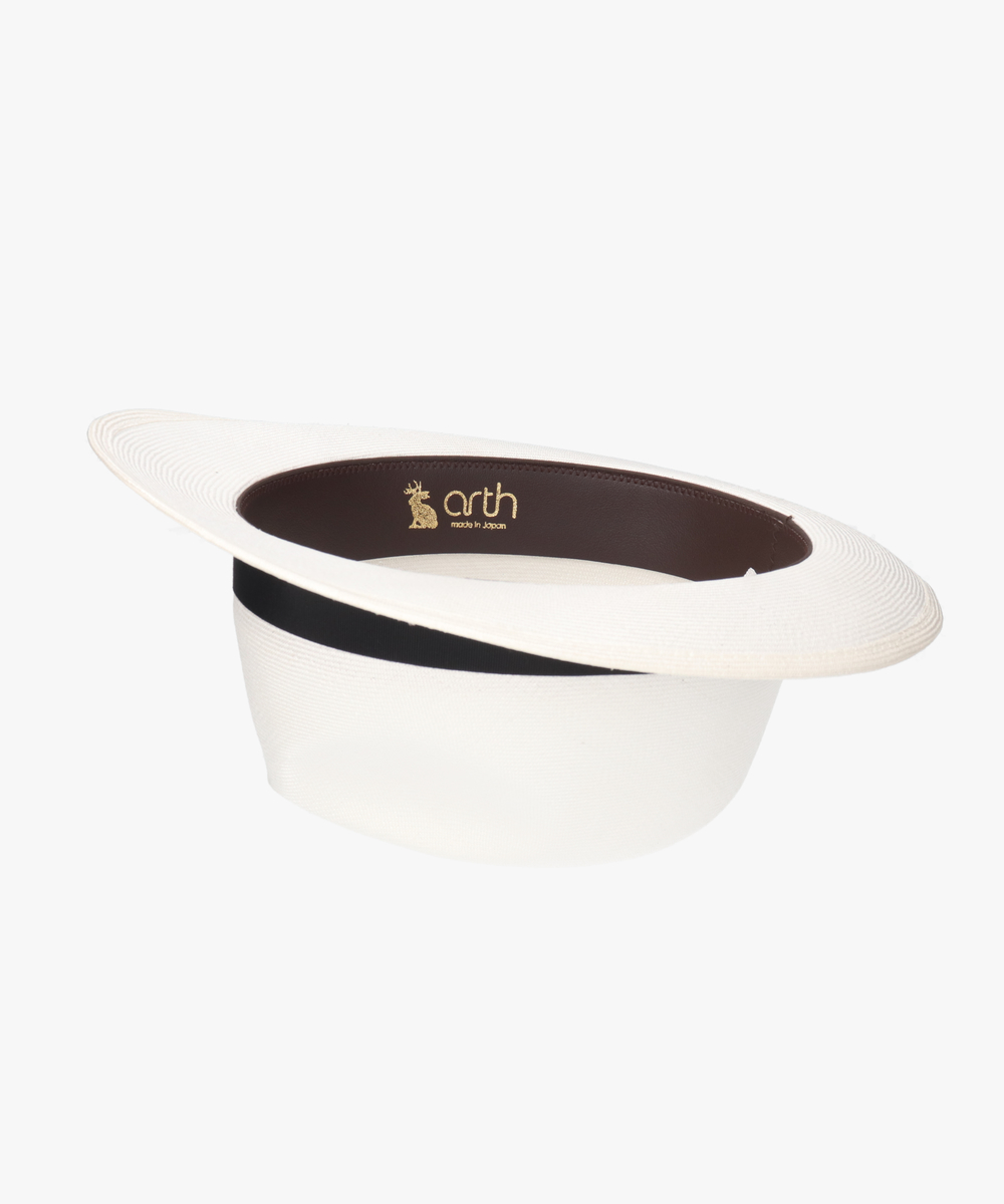 予約】arth Buntal Fedora | 60cm(60) WHITE (06) | arth 予約】arth Buntal Fedora | 60cm(60) WHITE (06) | arth